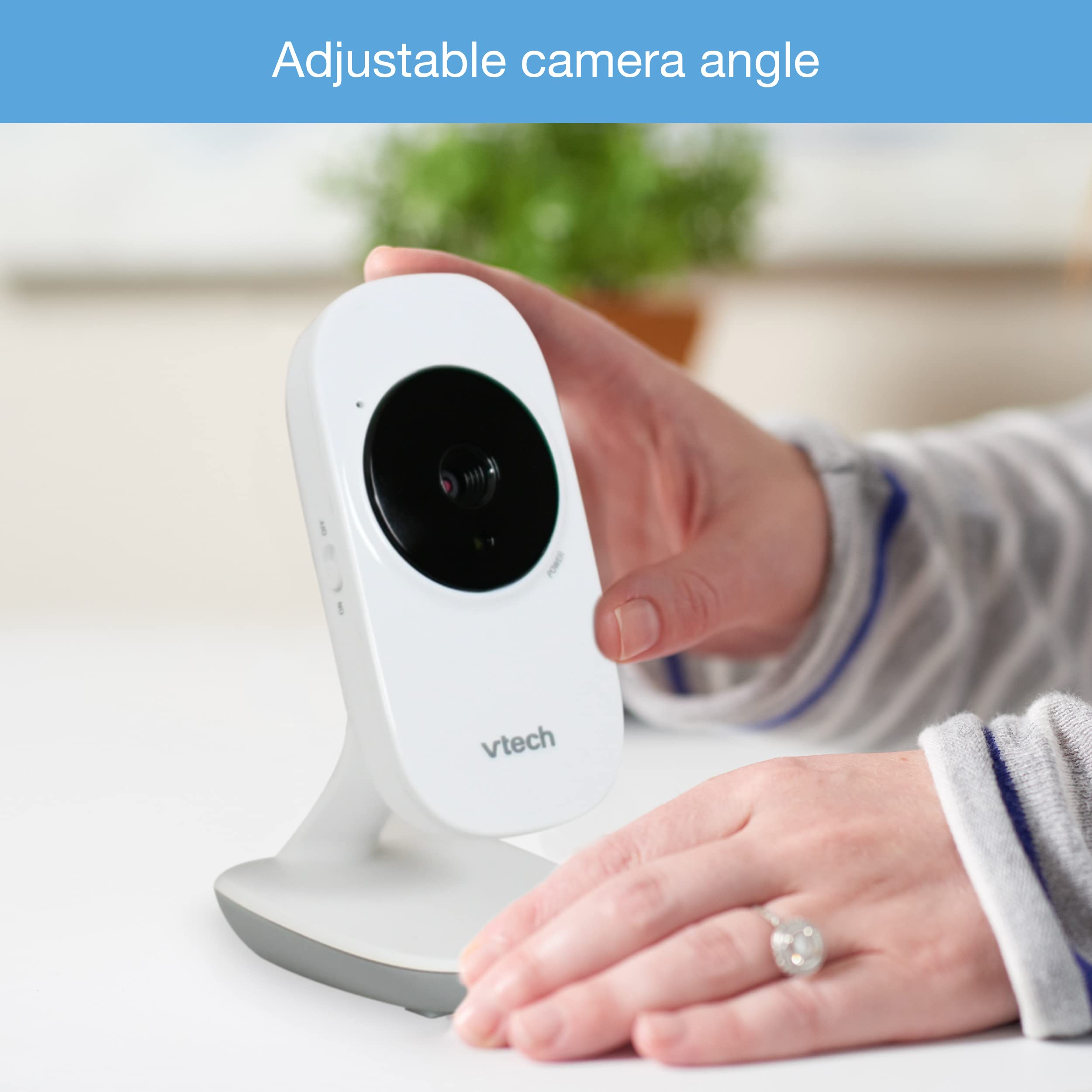 VTech VM2251 2.4" Digital Video Baby Monitor with Full-Color and Automatic Night Vision (Renewed)