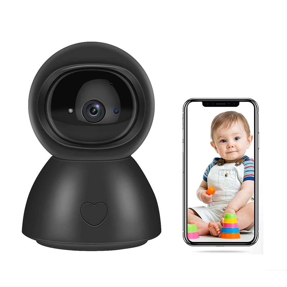 EVERSECU Pet Camera,2K Security Camera Indoor, 2.4G&5G WiFi, Dog Camera with Phone App,Home Camera for Baby/Elder with One-Touch Call, Night Vision, 2-Way Audio, AI Motion Detection