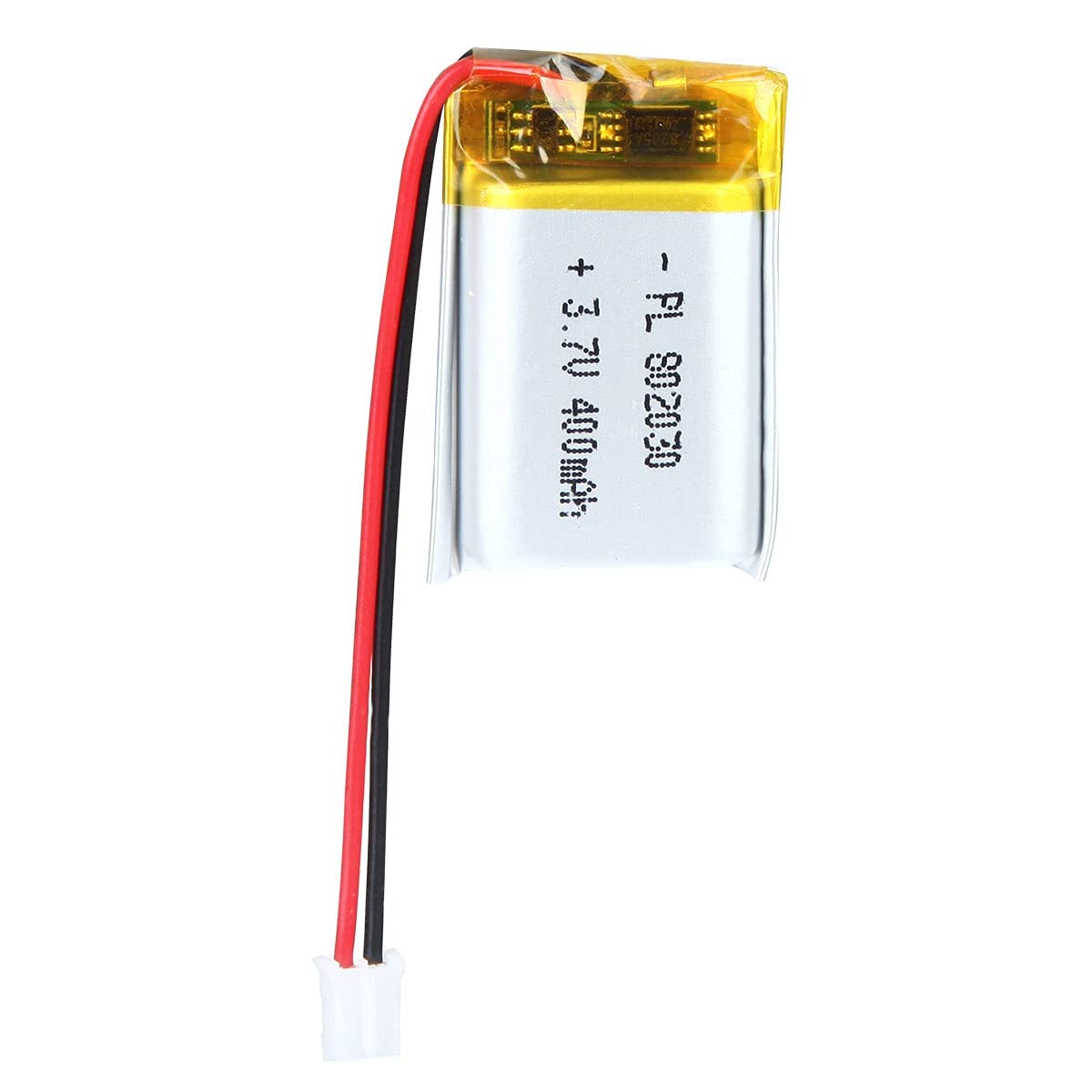 AKZYTUE 3.7V 400mAh 802030 Lipo battery Rechargeable Lithium Polymer ion Battery Pack with PH2.0mm JST Connector