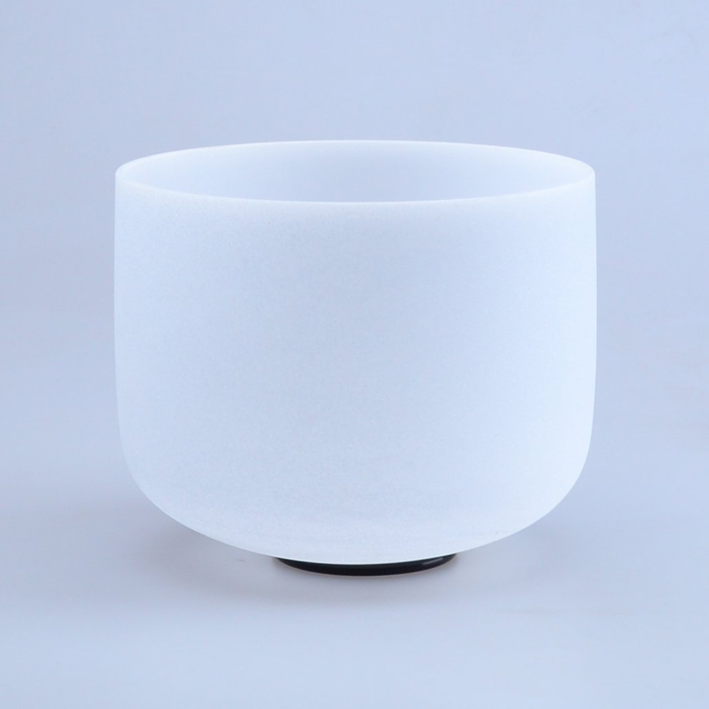 440HZ 8" B Crown Chakra Quartz Crystal Singing Bowl