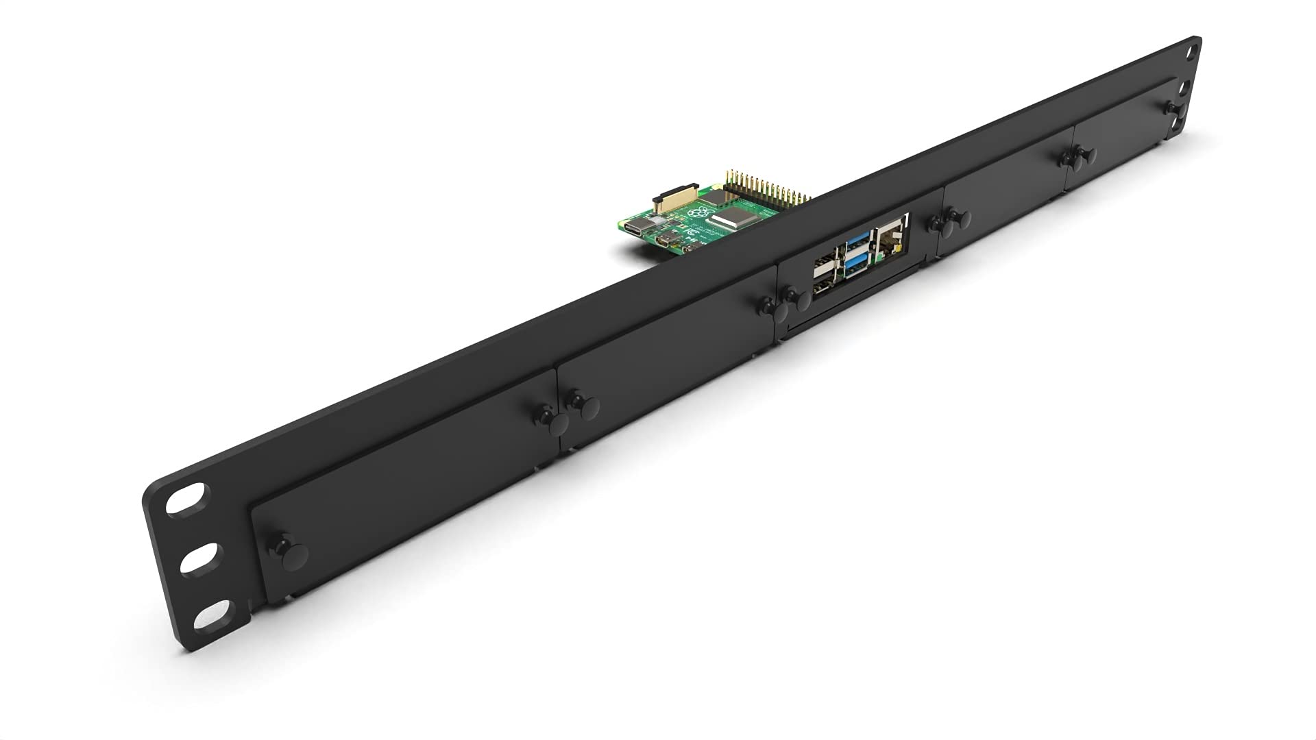 Set of 2X Blank Cover for Raspberry Pi 19 inch Rack Mount 1-5 Pi