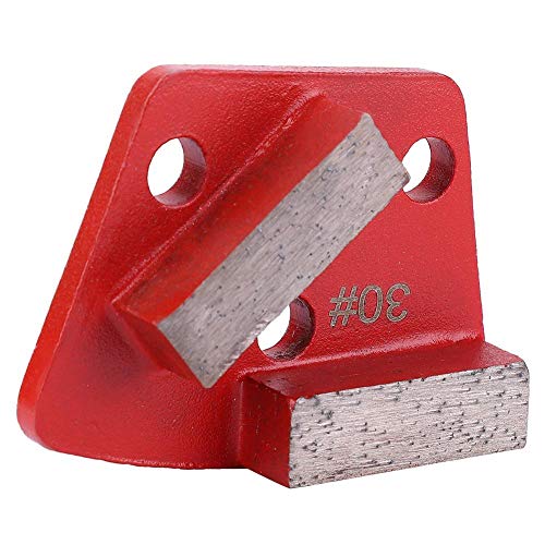 3 PCS Trapezoid Diamond Floor Grinding Pad Disc #30 Grit Metal Scraper for Grinder Floor Concrete (3)