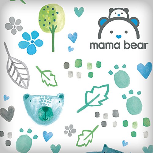 Amazon Brand - Mama Bear Diapers Size 6, 25 Count, Bears Print, White