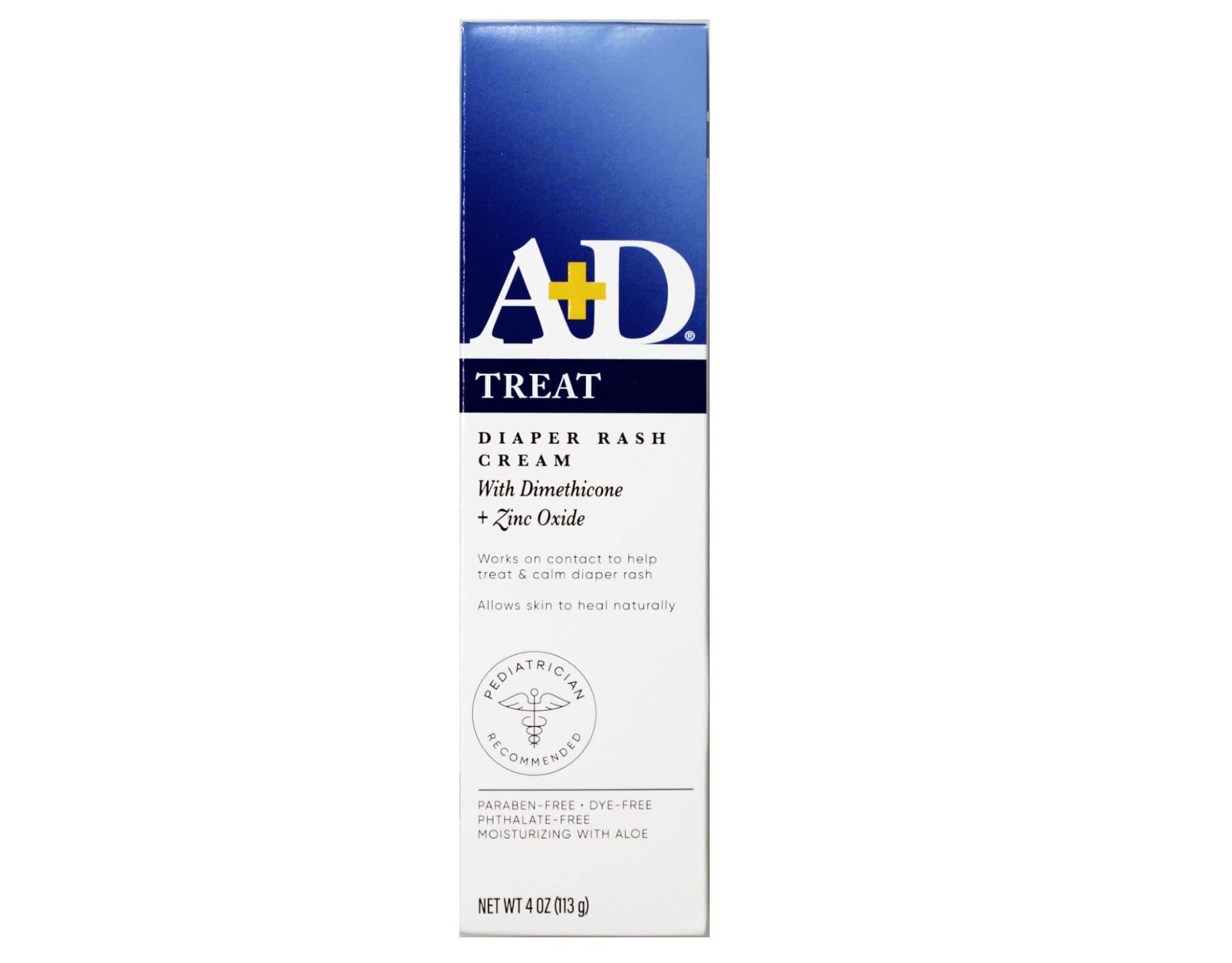 A+D Diaper Rash Cream, Dimethicone Zinc Oxide Cream, 4 oz (113 g) (Pack of 1) Size: Pack of 1, Model:, Baby & Child Shop