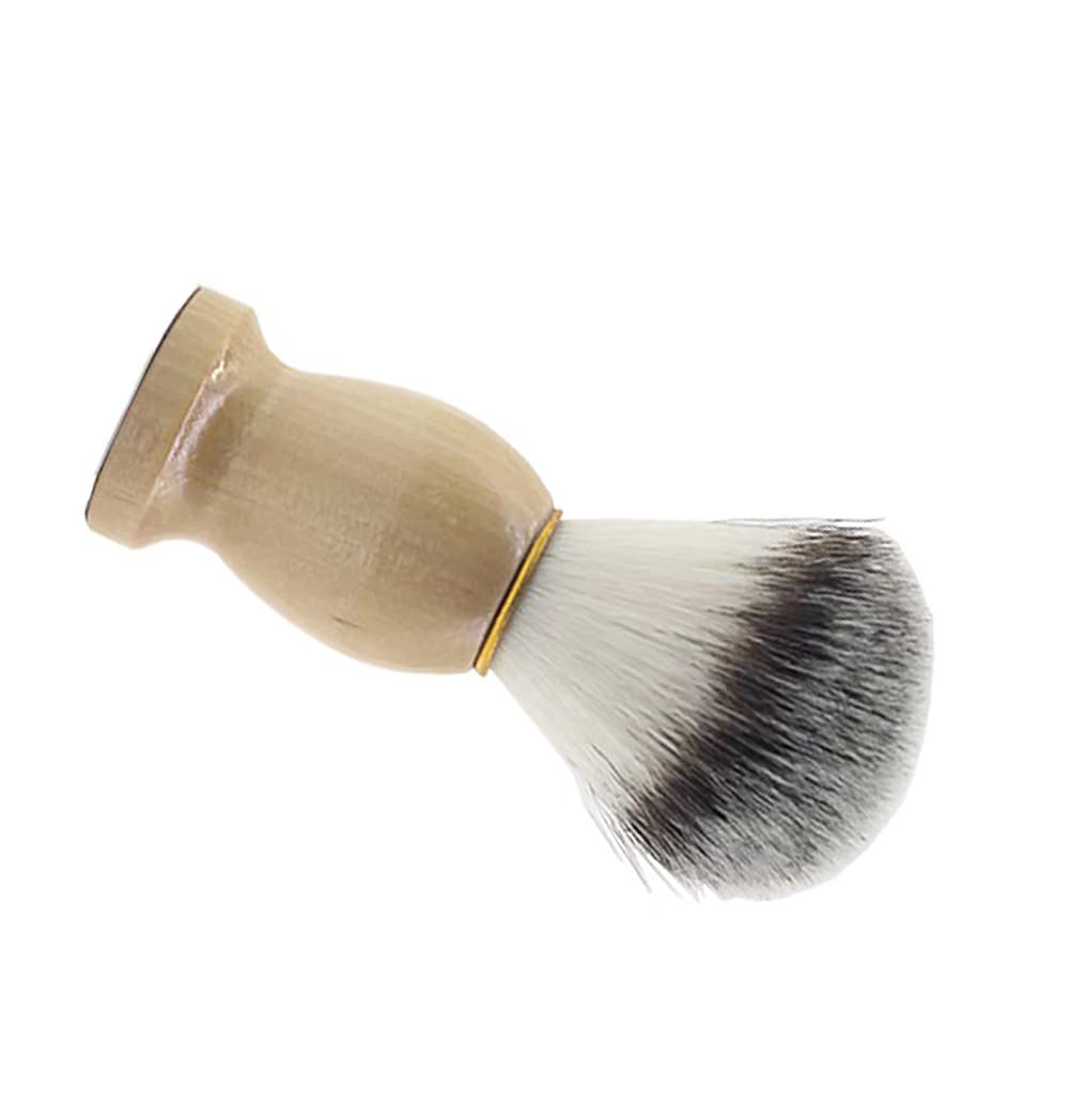 ccHuDE Men's Shaving Brush with Wood Handle Shave Brushes Shave Cream Brush for Men Hair Salon Tool