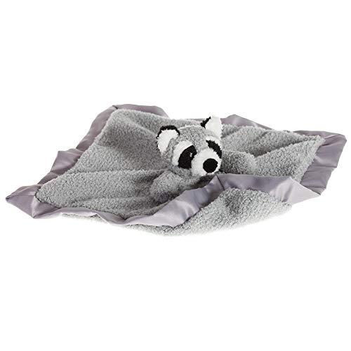 Apricot Lamb Stuffed Animals Raccoon Security Blanket Infant Nursery Character Blanket Luxury Snuggler Plush Baby Lovey(Raccoon, 13 Inches)