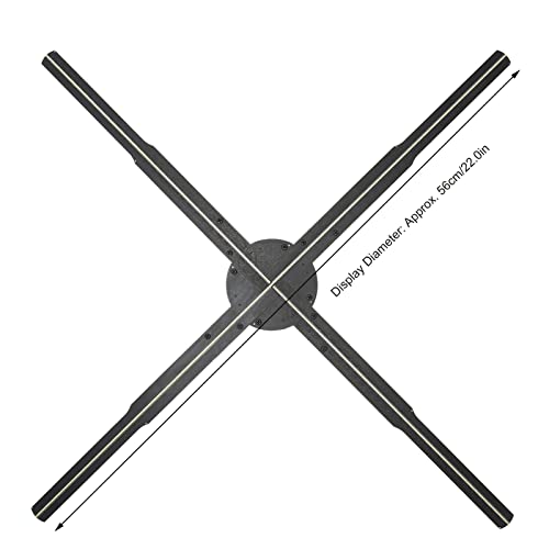 3D Holographic Advertising Machine Holographic Projector Fan 100-240V High Resolution For Shop For Windows For Hospital For Bar For IOS (US Plug)