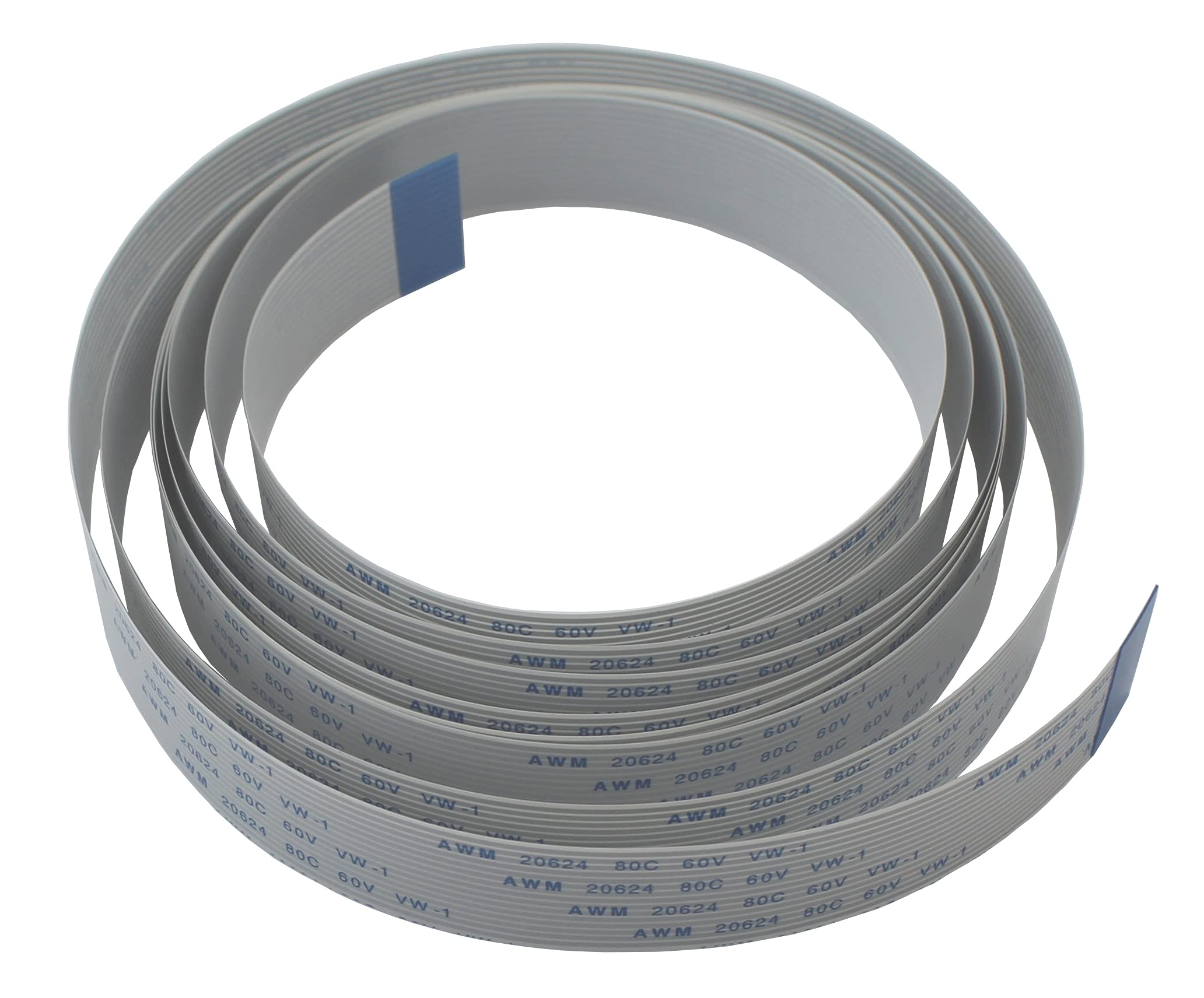 A1 FFCs - Long Flex Extension Cable for Raspberry Pi Camera - White 2m / 6.56ft