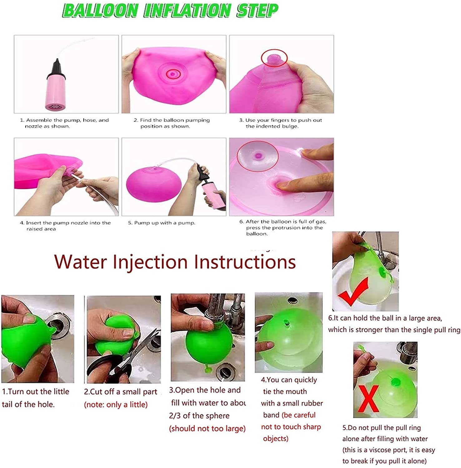 2 pcs Bubble Ball 19.7 inch Jelly Bubble Balloon Inflatable Funny Toy Ball Inflatable Ball Beach Garden Ball for Outdoor Indoor Play