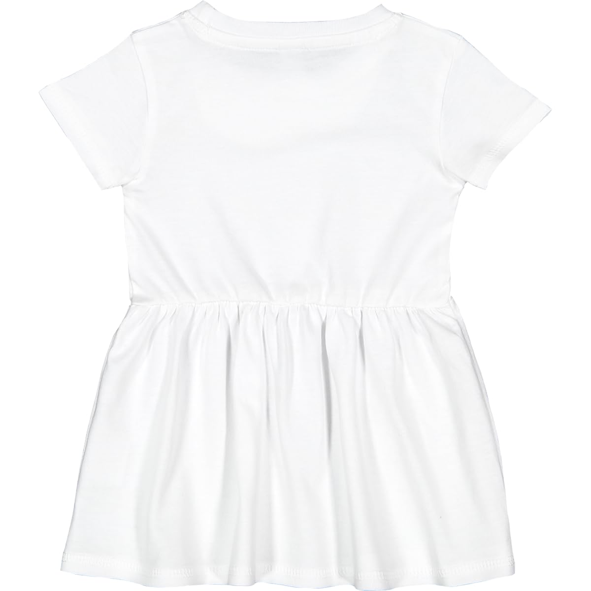 inktastic He is Risen Cross with Script and Flowers Infant Dress 24 Months White 3e566