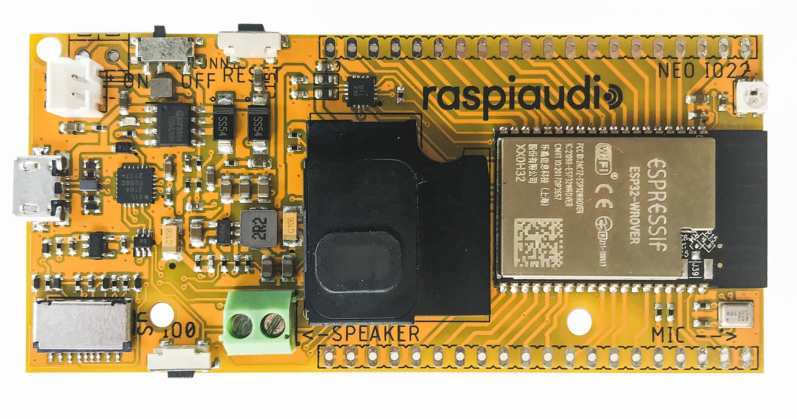 RASPIAUDIO ESPMUSE Proto esp32 Development Card with Speaker and Microphone