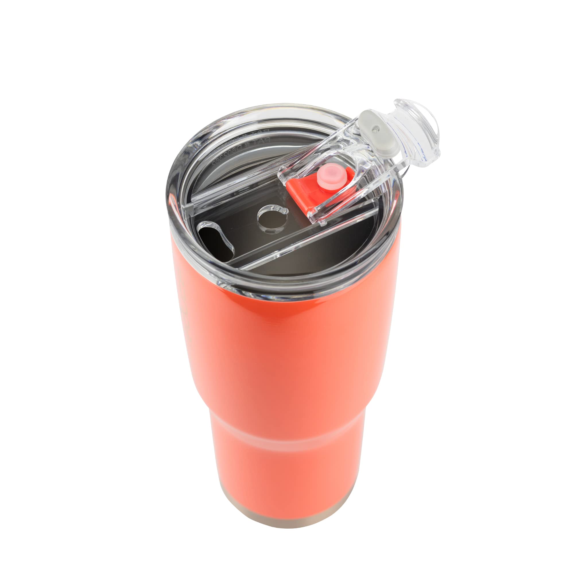 REDUCE 24 oz Tumbler, Stainless Steel - Keeps Drinks Cold up to 24 Hours - Sweat Proof, Dishwasher Safe, BPA Free - Cayenne, Opaque Gloss