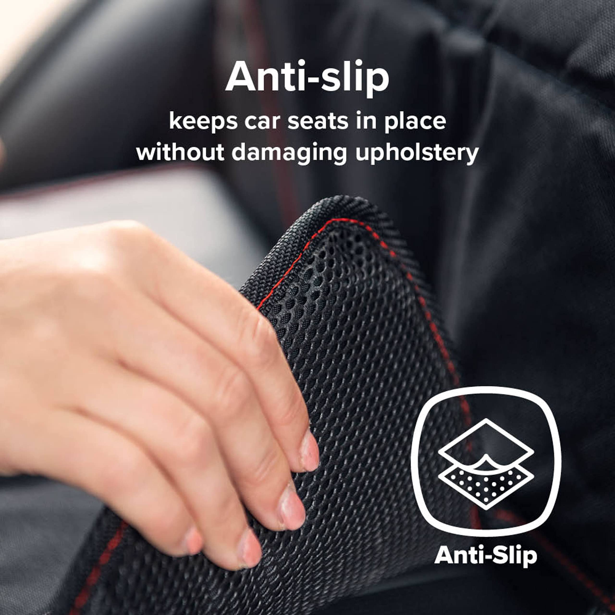 Diono Ultra Mat Fits3 Across Extra Large Car Seat Protector for Complete Protection Against Dirt & Scratches, Crash Tested, High Strength, Water Resistant with Thick Padding for Durable Protection