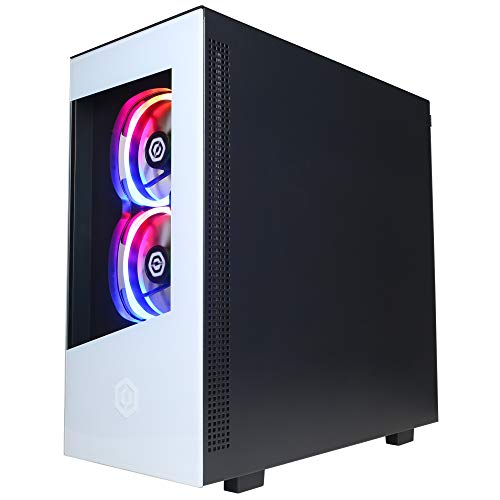 CyberpowerPC Gamer Master Gaming PC, AMD Ryzen 3 3100 3.6GHz, GeForce GT 1030 2GB, 8GB DDR4, 240GB SSD, 2TB HDD, WiFi Ready & Win 10 Home (GMA888A4), White