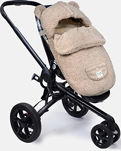 7AM Enfant Universal Stroller Footmuff - Water Repellent Winter Bunting Bag for Strollers & Car Seats, Soft Micro-Fleece & Plush Lined Stroller Footmuff for Baby Boy & Girl | BebePOD