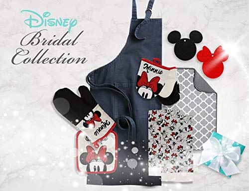 Disney 100% Cotton Kitchen Towels, 2pk, 16 x 28 inches - Mickey and Minnie Love