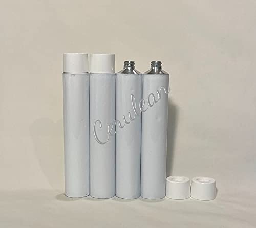 CERULEAN Empty Aluminum Paint Tubes with needle cap unsealed –Size:45ml (20) 20 PCS, 1.52 Fl Oz (Pack of 20)