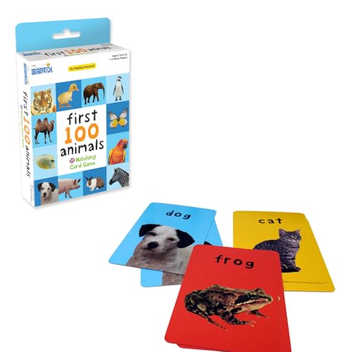 Briarpatch | First 100 Animals Matching Card Game, Ages 2+
