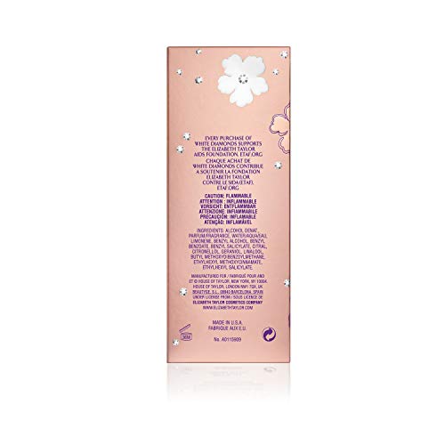 Elizabeth Taylor Women's Perfume, Love & White Diamonds, Eau De Toilette EDT Spray, 1 Fl Oz