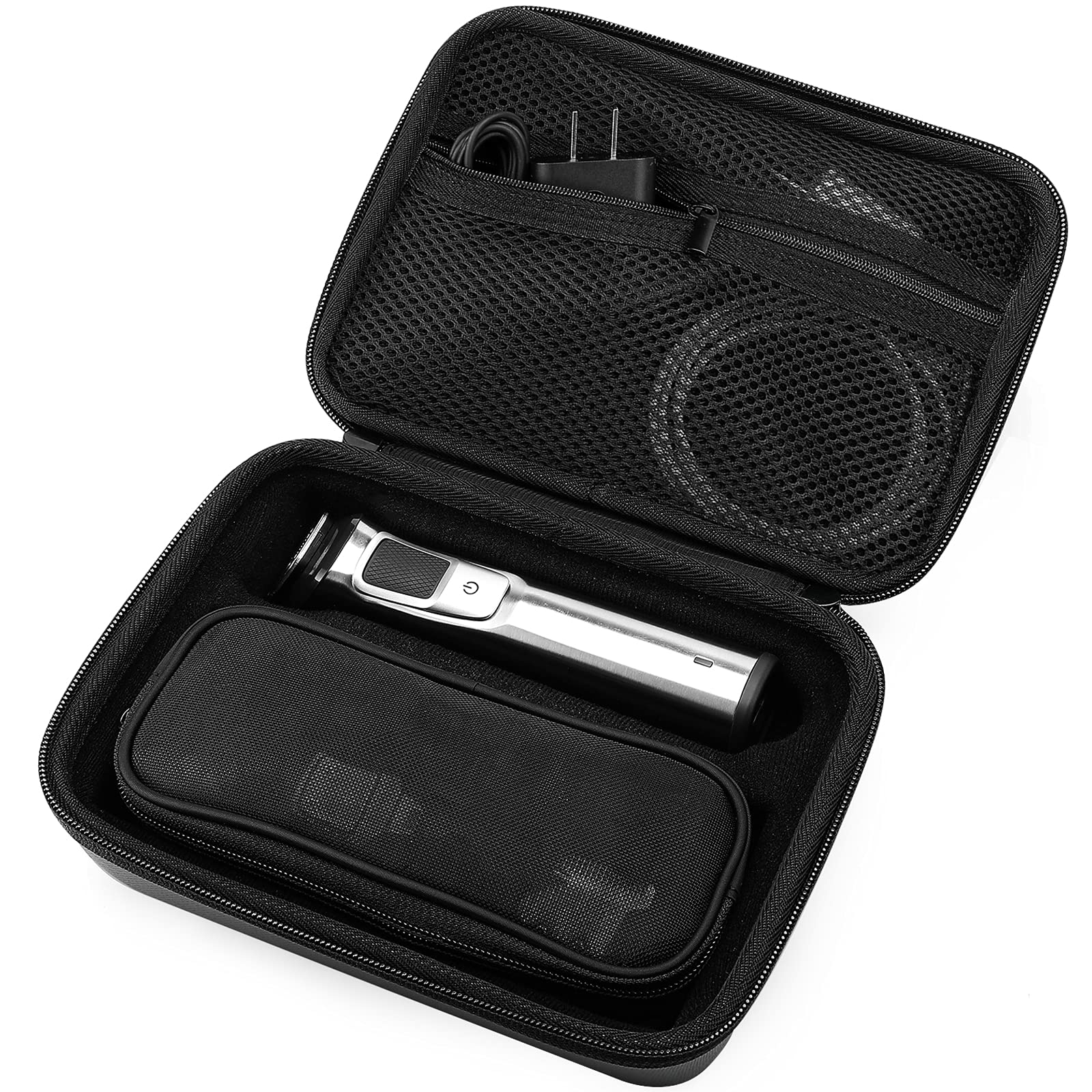 ProCase Hard Travel Case for Multigroom Series 7000 MG7750/49 MG7770 MG7790 MG7791/40 Men's Electric Trimmer Shaver and Attachments Father's Day Gift -Black