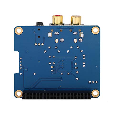Integrated Negative Charge Pump HiFi DIGI Digital Audio Card I2S Interface PiFi DIGI DAC with Gold-Plated 3.5 mm Jack Socket for Raspberry PI 3 Model B / 2B / B