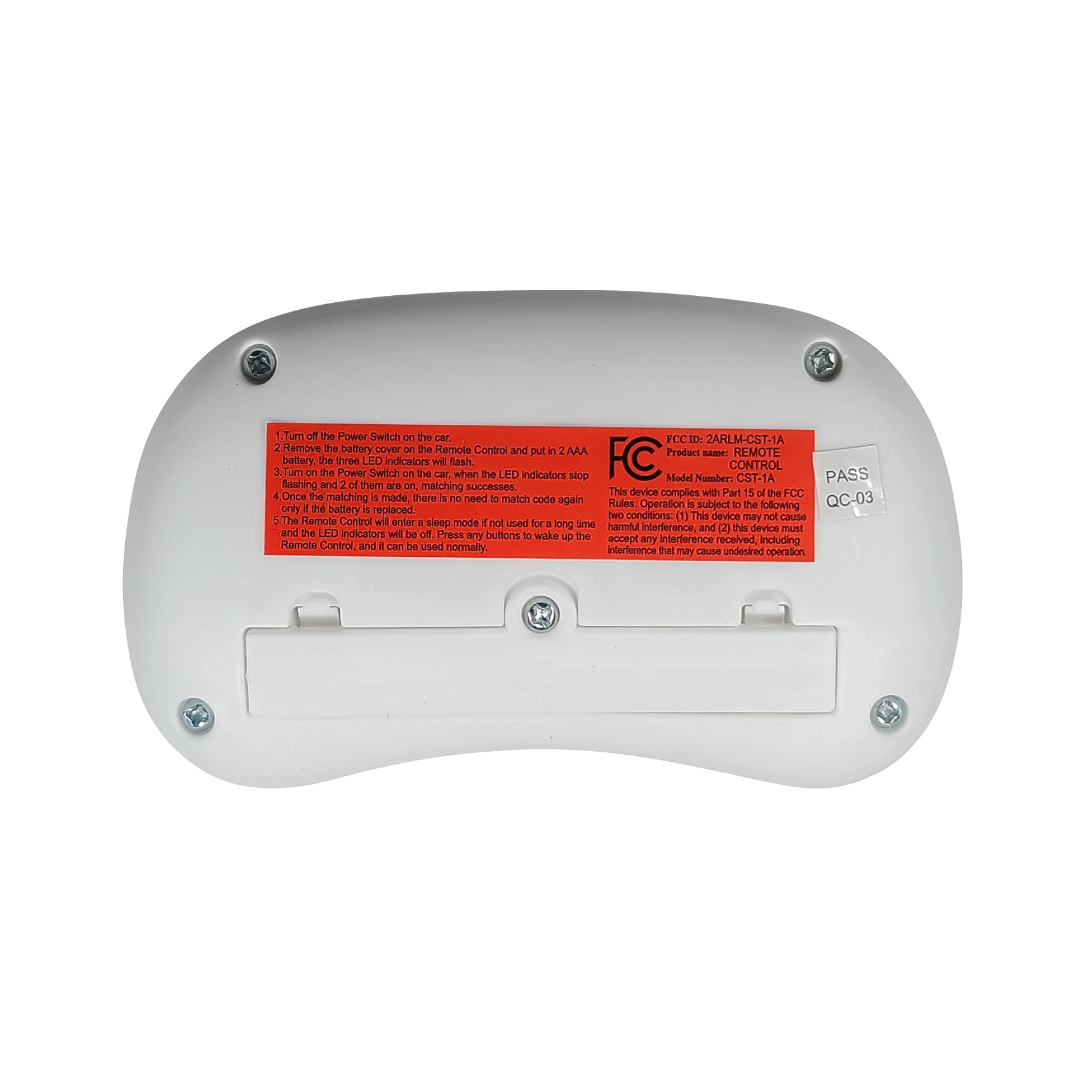 2.4G Bluetooth CST-1A FCC Remote Control and CSR-12T-1A Receiver Control Box Mother Board for Kids Powered Wheels Children Electric Ride On Car Replacement Parts