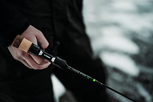 13 FISHING - Tickle Stick - Ice Fishing Rod - Gen 3 - 27" L (Light) - 1/16-1/8oz - PC2 Flat-Tip Blank - TS3-27L, Black