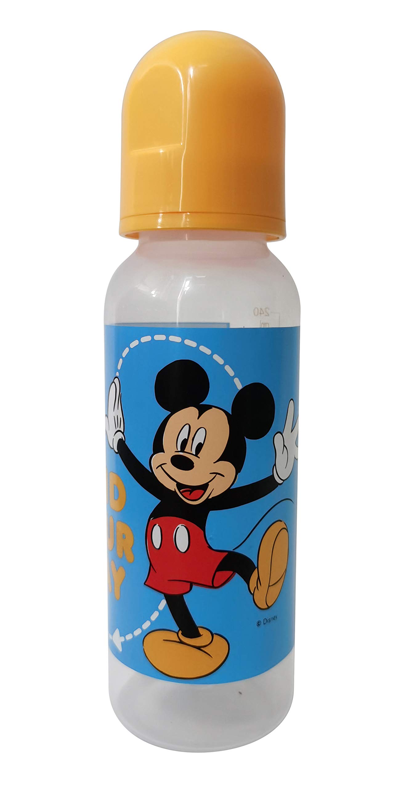 Cudlie Disney Baby Boy Mickey Mouse 9 oz Pack of Three Baby Bottles, Find Your Way