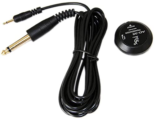 AD-35 Mini Piezo Pickup Contact Microphone Transducer with 3 Meters Cable for Acoustic Classical Folk Guitar