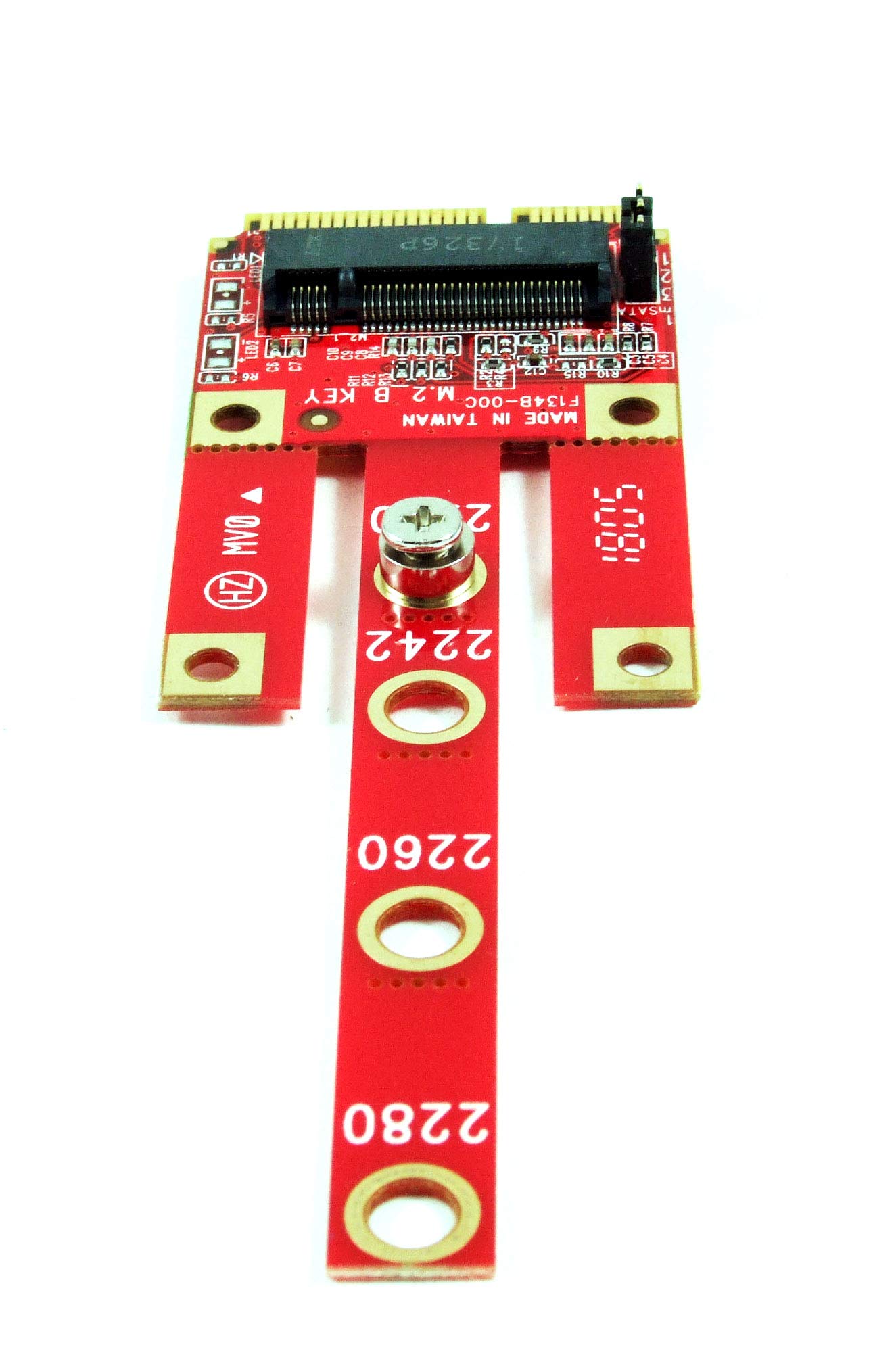 Ableconn MPEX-134B Mini PCIe Adapter with M.2 Key B Slot - Support USB/PCIe/SATA Based M2 B Key or B-M Key Module for Mini PCI Express