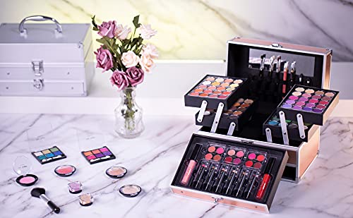 Hot Sugar Girls Makeup Set for Teenagers Beginners Adults (GOLD)