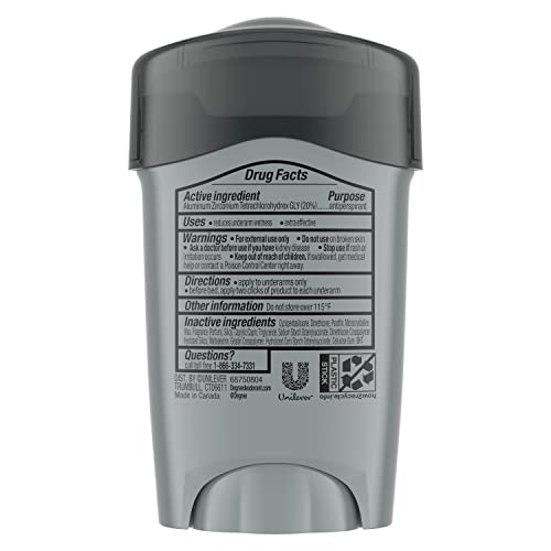 Degree Men Clinical Protection Antiperspirant Deodorant 72-Hour Sweat & Odor Protection Clean Prescription-Strength Antiperspirant For Men with MotionSense Technology 1.7 oz, Pack of 2