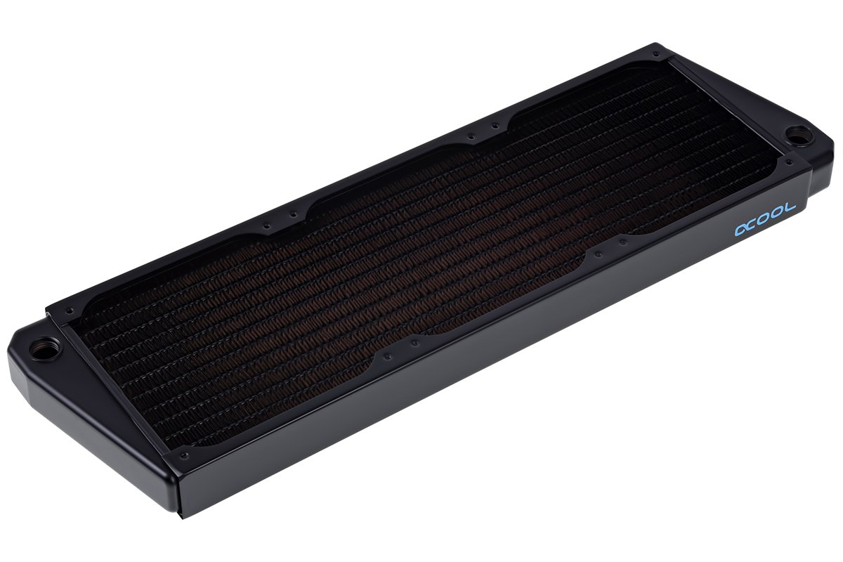 Alphacool NexXxos ST30 Full Copper X-Flow Radiator360, 120mm x 3, Triple Fan, Black