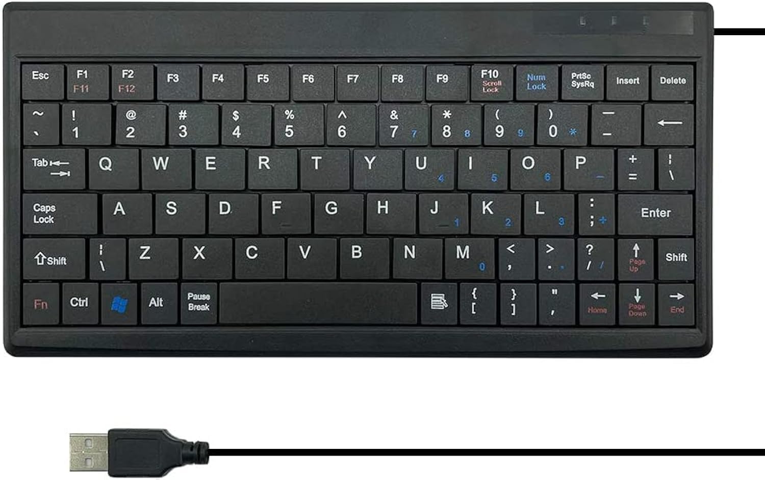 CUQI USB Mini Keyboard,DIY Experiment Mini Keyboard Gaming,USB Interface for Android TV Box,Windows PC,Raspberry Pi,Windows 10/8/7