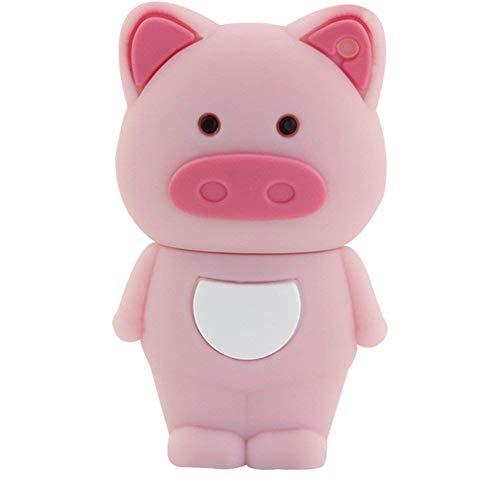 Aneew 16GB Pendrive Cute Pink Pig Animal Model USB Flash Drive Memory Stick U Disk Thumb Gift