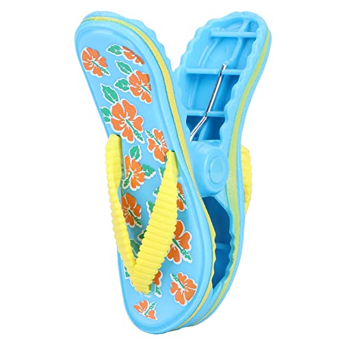 Beach Towel Clips, 1PCS Portable Towel Clips, Flip Flop Windproof Clips Clothespins Peg Clamps Chip Clips, Secure Clips for Beach Chairs Sunbeds or Pool Lounges