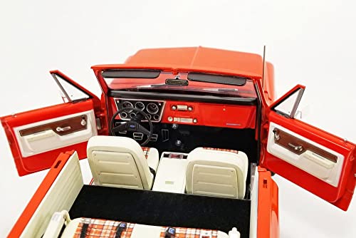1972 Chevy K5 Blazer, Orange - Acme A1807711-1/18 Scale Diecast Model Car