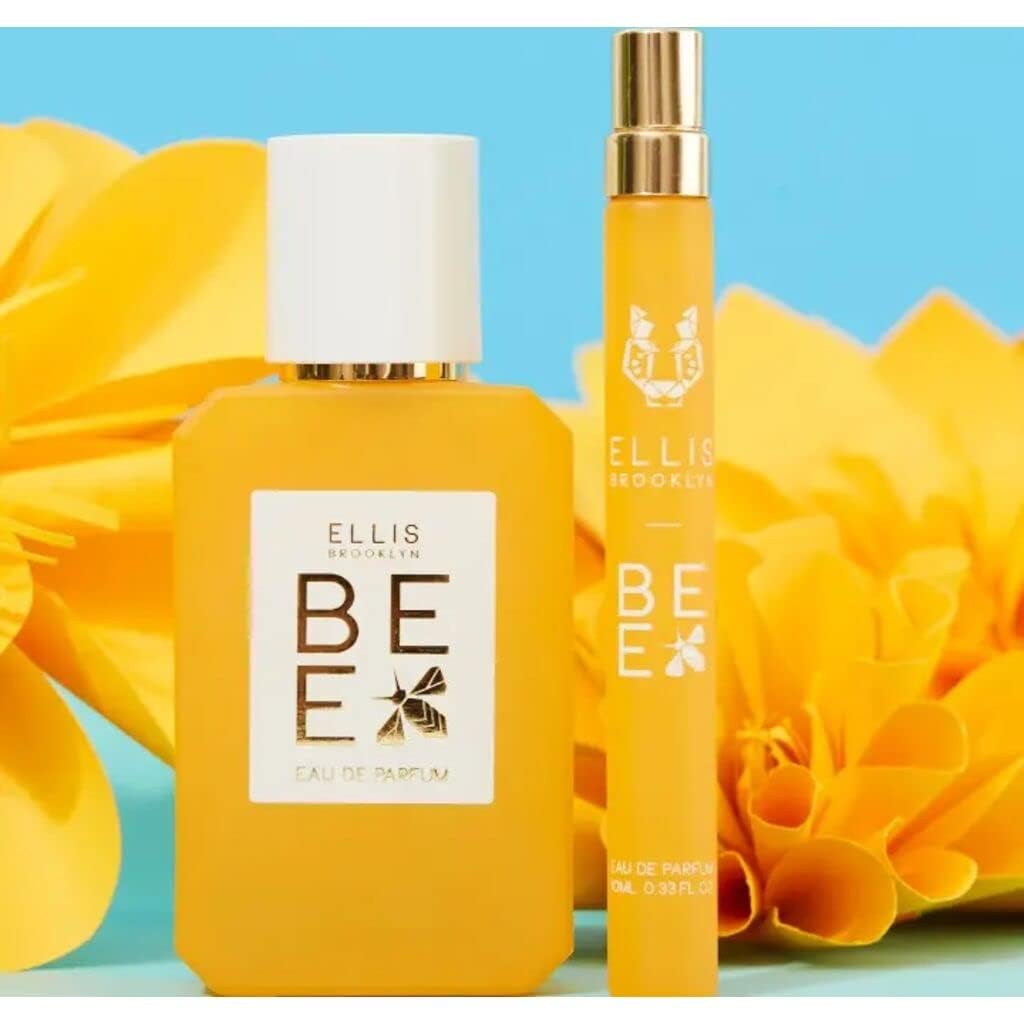 Ellis Brooklyn Eau de Parfum Travel Spray - Bee - Travel Perfume, Mini Perfume for Women - Clean, Vegan, Paraben/Free (.33 fl oz)