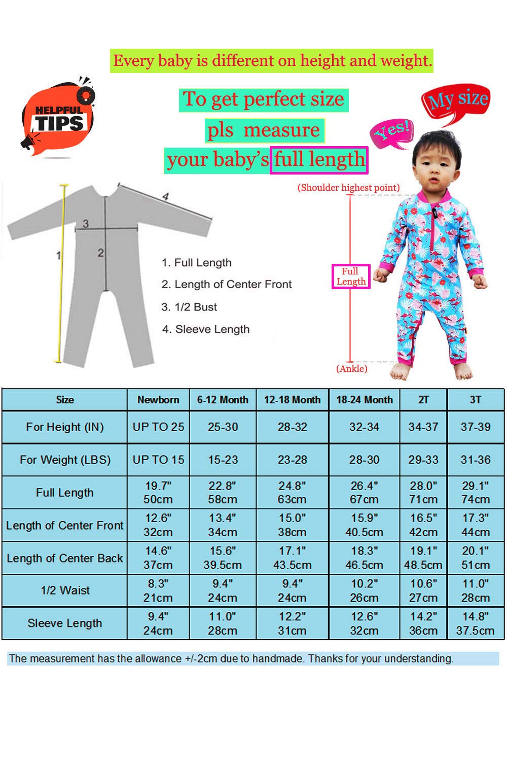 weVSwe Baby Toddler Sun Protection Rash Guard One Piece Pink Heart Girls Swimsuit Crotch Zipper for Easy Diaper Changes Newborn