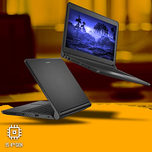 13.3 Inch Laptop HD Screen, Intel Core i3 5th Gen, 8GB DDR3 RAM, 256GB SSD, MTG Portable Monitor, Webcam, Wi-Fi, Bluetooth, Win 10 Pro (Renewed)