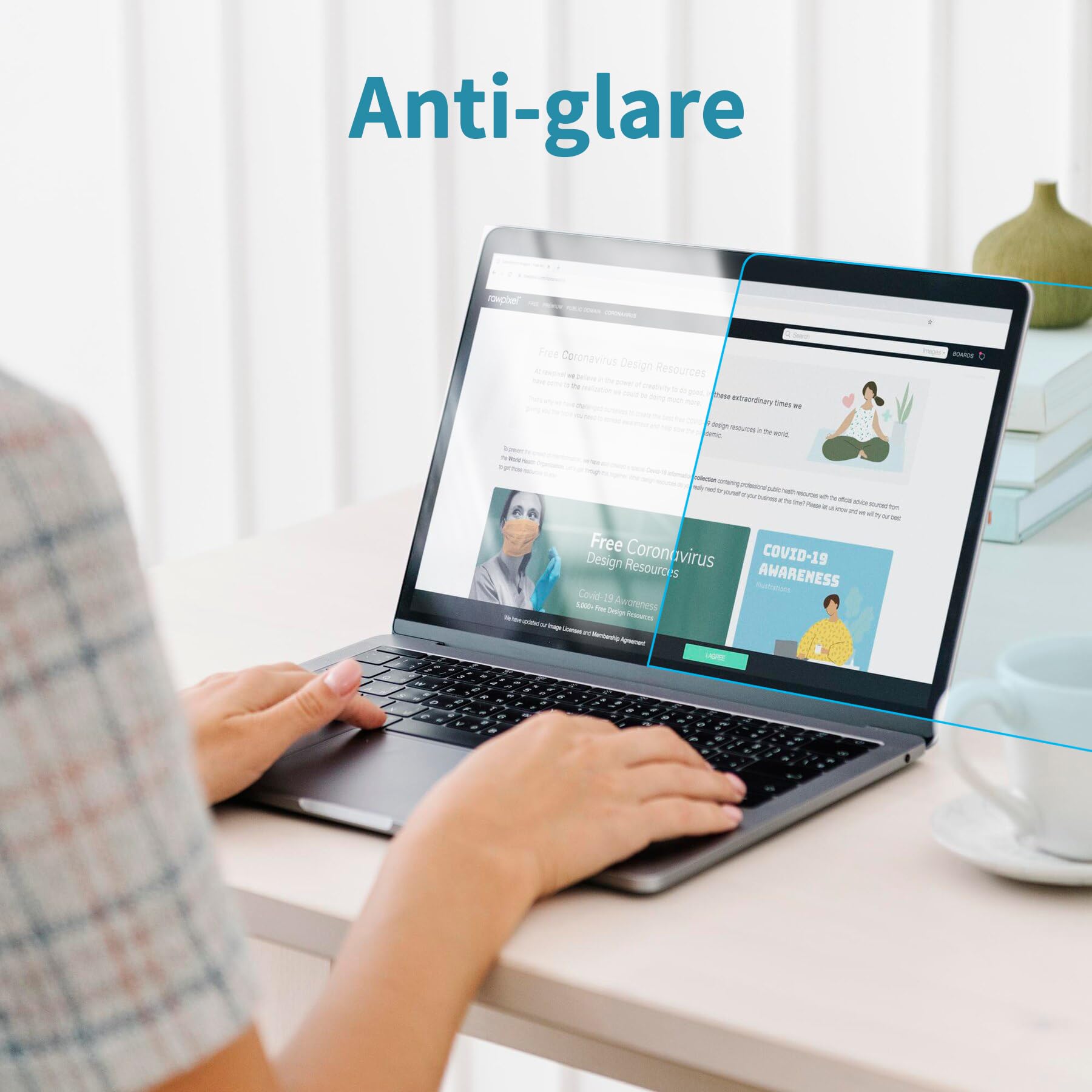 13.5 inch Anti-Blue Light Screen Protector for Microsoft Surface Laptop 5/4/3/2/1 13.5 inch Laptop, Anti-Glare Scratch-Resistant Blue Light Filter Compatible with Surface Laptop 5/4/3/2/1 13.5"