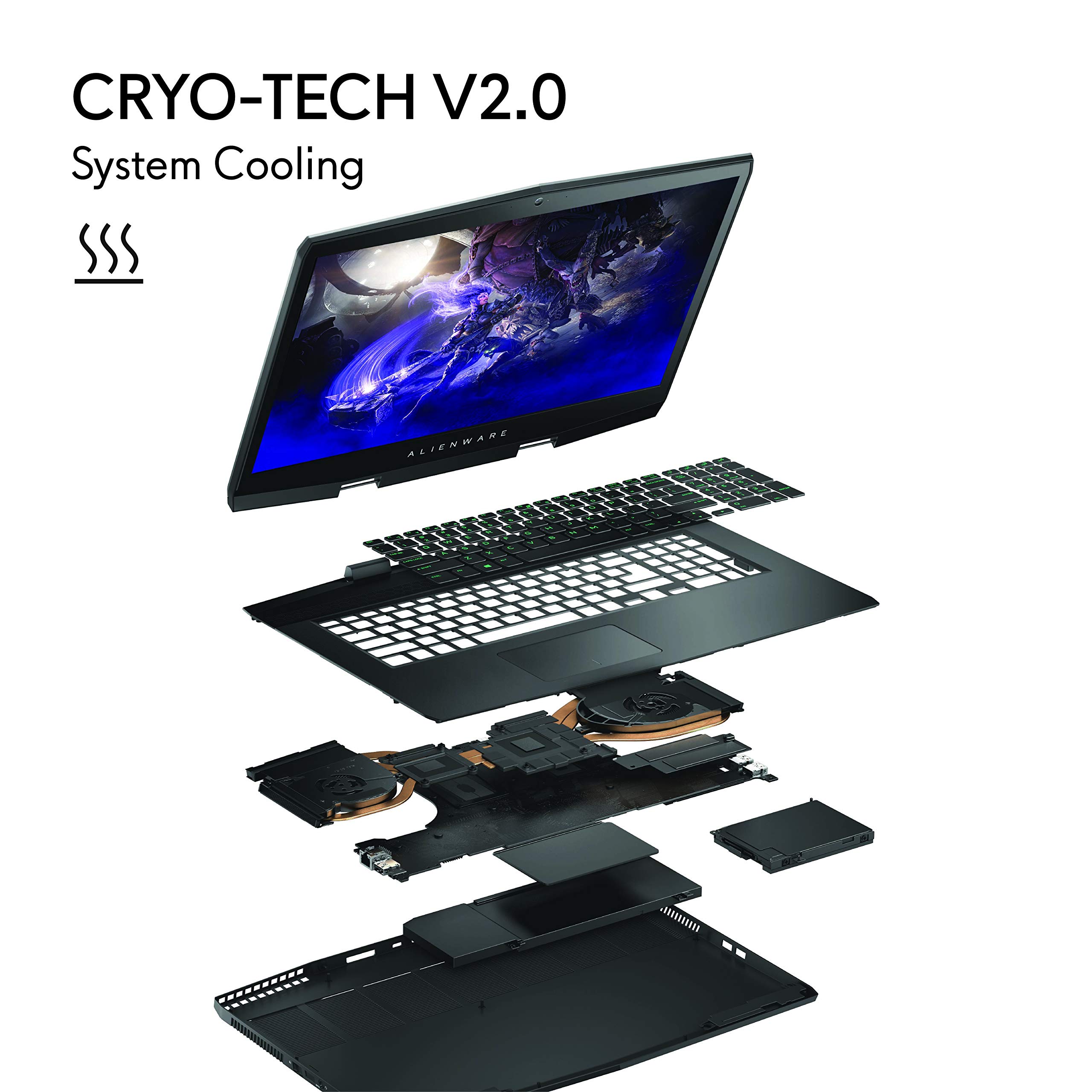 Alienware M17 Gaming Notebook | 8th Gen Intel Core i7-8750H 6-Core | 17.3 Inch FHD 1920x1080 60Hz IPS | 16GB 2666MHz DDR4 RAM | 512GB SSD| NVIDIA GeForce RTX 2070 Max Q