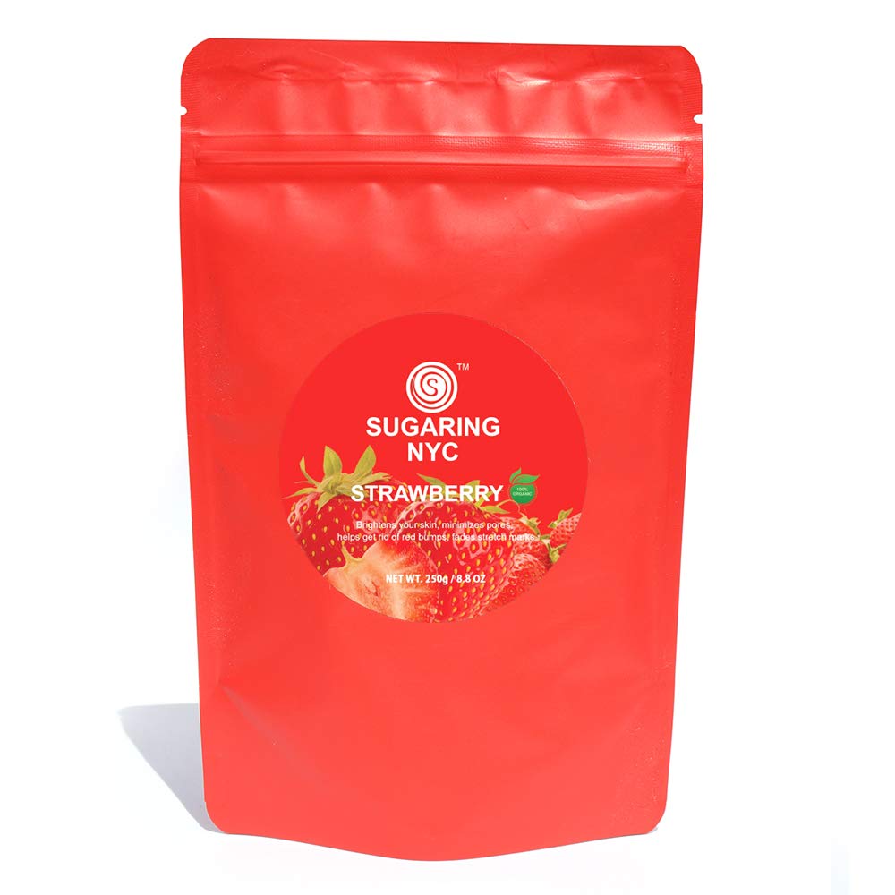 Sugaring Paste + Strawberry Scrub by Sugaring NYC