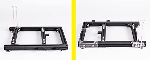 ITX Motherboard PC Computer Case,Mini ITX Open Air Frame Computer Overclock Case Computer Motherboards PC Test Bench, Aluminum Mod Base Motherboard