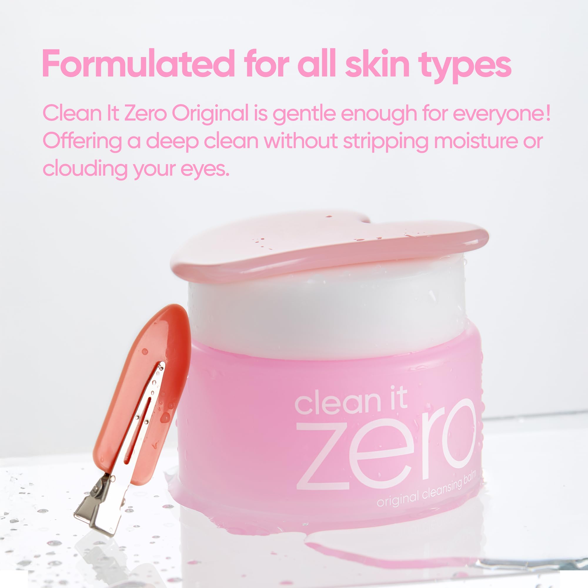 BANILA CO NEW Clean It Zero Original Cleansing Balm Makeup Remover, Balm to Oil, Double Cleanse, Face Wash, 2 sizes