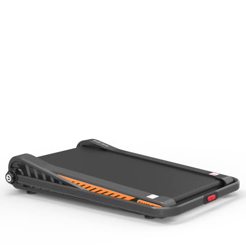 2 in 1 Under Desk Treadmill with Handlebar Foldable, Under Desk Portable Treadmills with Remote Control and LED Display, 2.0HP Compact Mini Treadmill with 15% Incline, for Home and Office WER345
