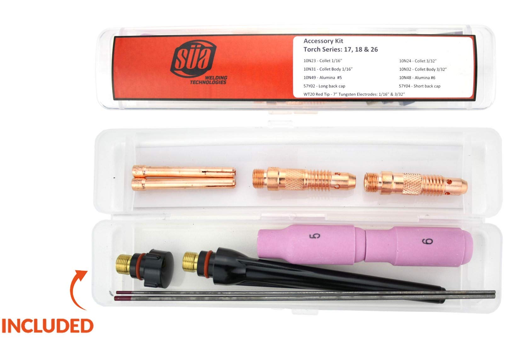 17 Series - 150 Amp - Air Cooled - TIG Torch - 12.5 feet 1-Piece Cable - INLINE Gas Dinse 10-25 Connector - (Welders with Gas Solenoid)