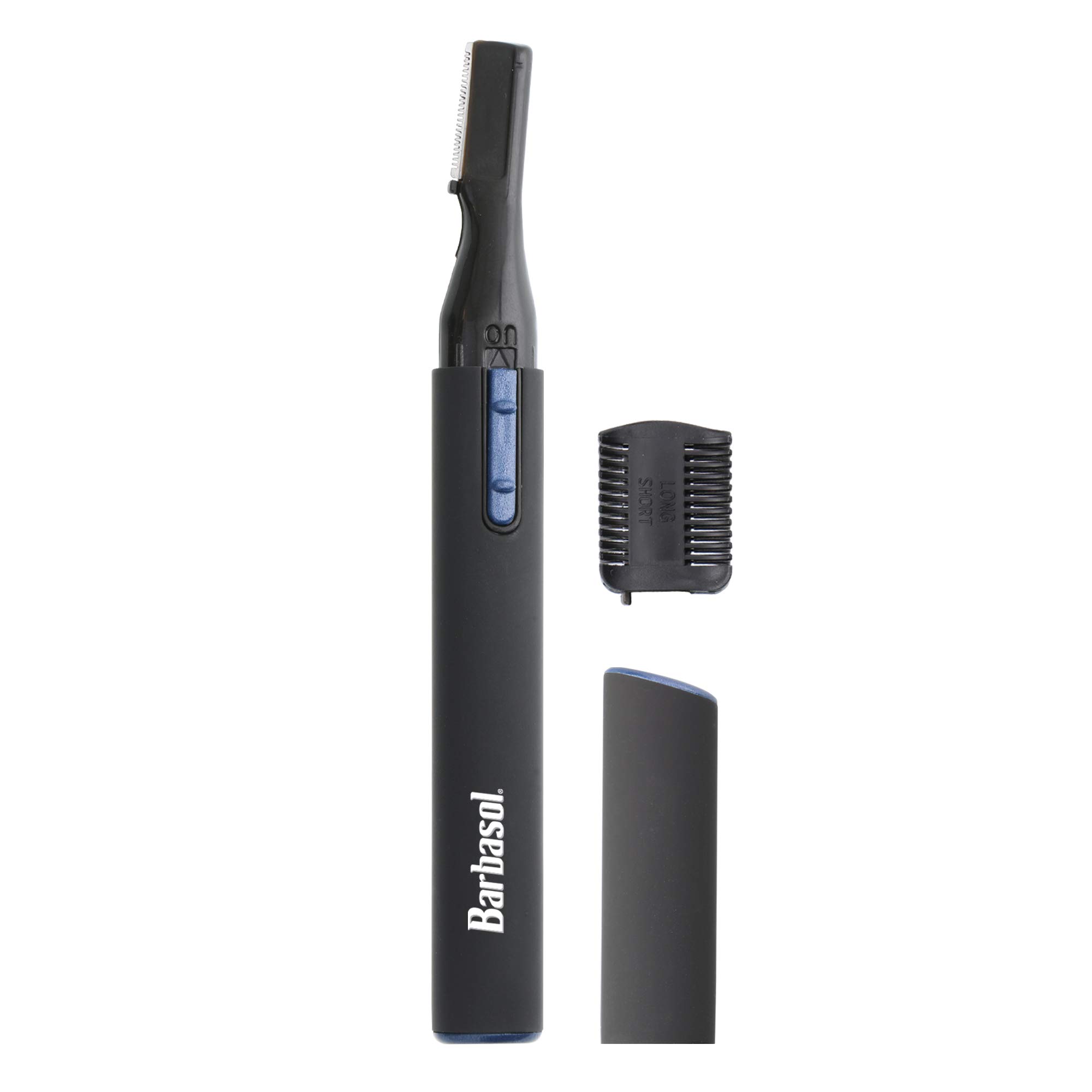 Barbasol Battery Powered Electric Dual Blade Fine Detail Trimmer with Stainless Steel Blades