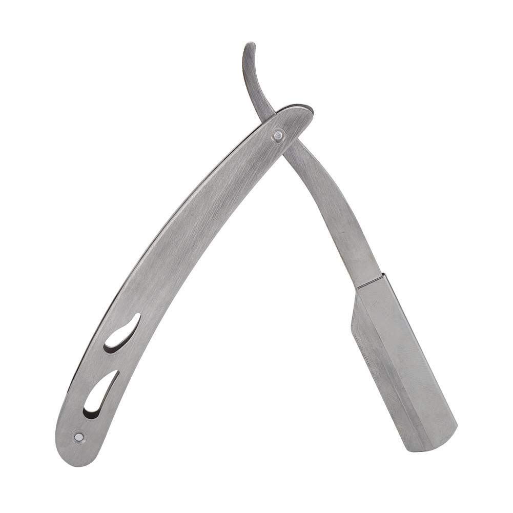 Barber Straight Razor, Stainless Steel 74 Manual Shaving Blade Holder Barber Folding Shaving Knife Rack(#1)