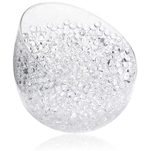 BYMORE 30000 Clear Water Gel Jelly Beads Vase Filler Beads,Vase Fillers for Candle Making, Wedding Centerpiece, Floral Arrangement